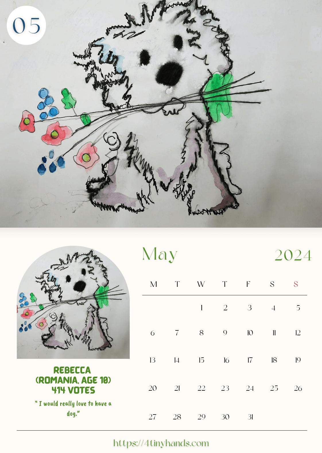 Celebrating the Animal Kingdom Calendar 2024 - 4TinyHands